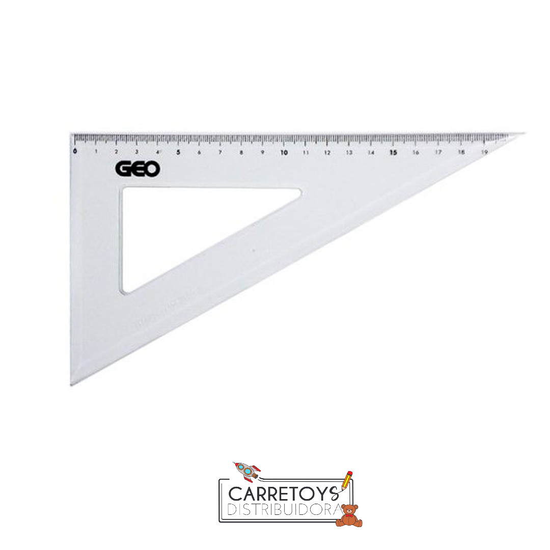 ESCUADRA GEO 60° CRISTAL