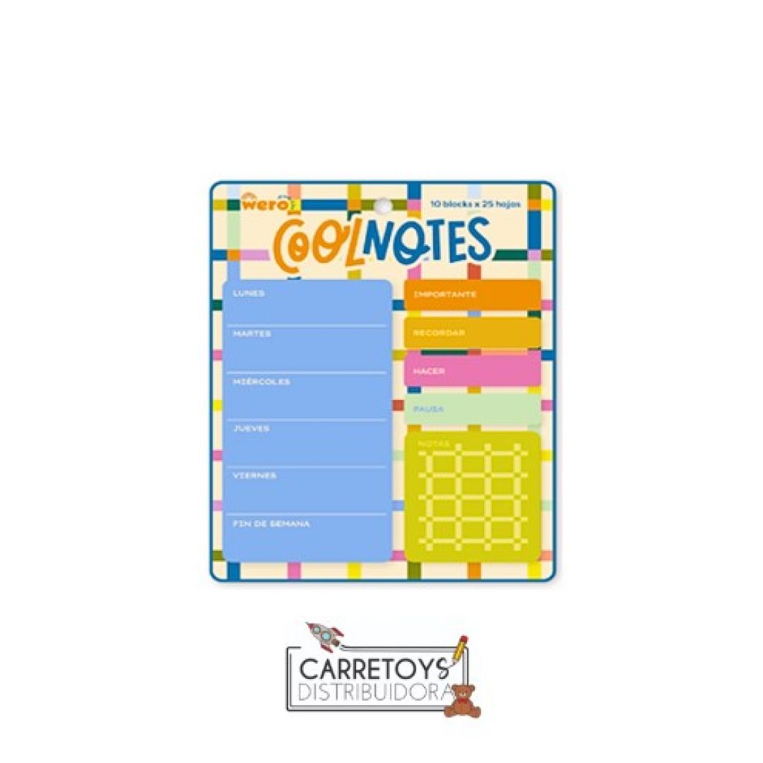 NOTA ADHESIVA COOL NOTES PLANNER - WERO