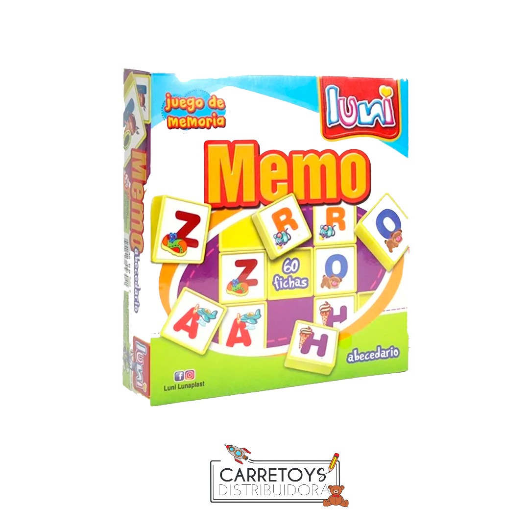 MEMO ABECEDARIO X 60 FICHAS